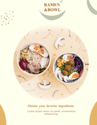 Ramen Flyer Design Template | PosterMyWall