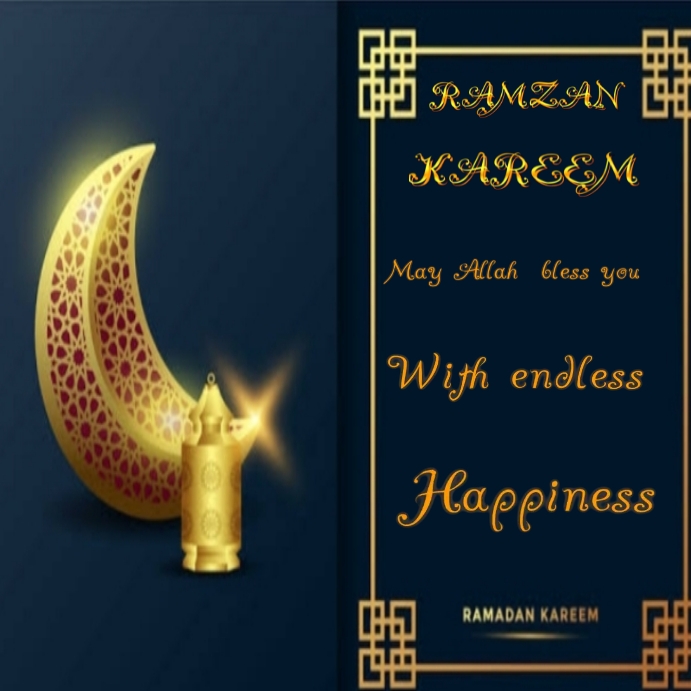 Ramzan card Template | PosterMyWall