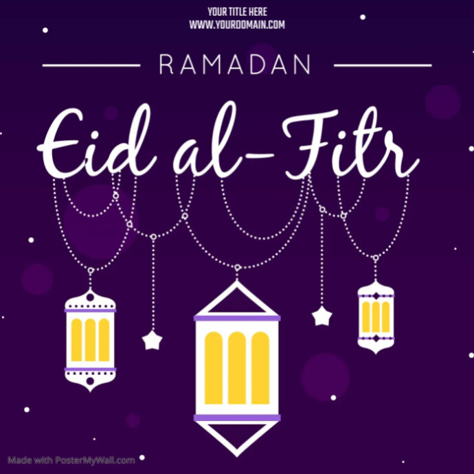 Ramzan eid mubarak (1) Template | PosterMyWall
