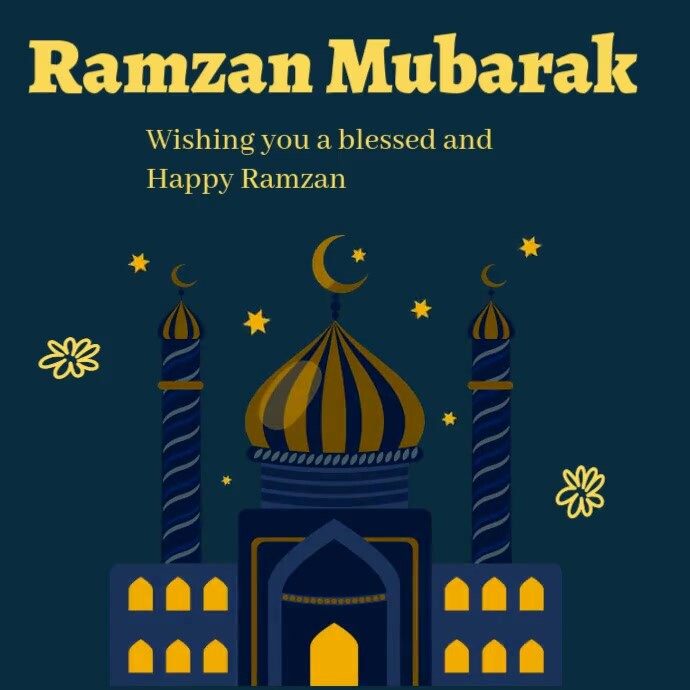 Ramzan Mubarak Instagram Post Templat | PosterMyWall