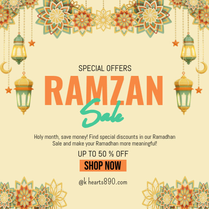 Ramzan sale Template | PosterMyWall