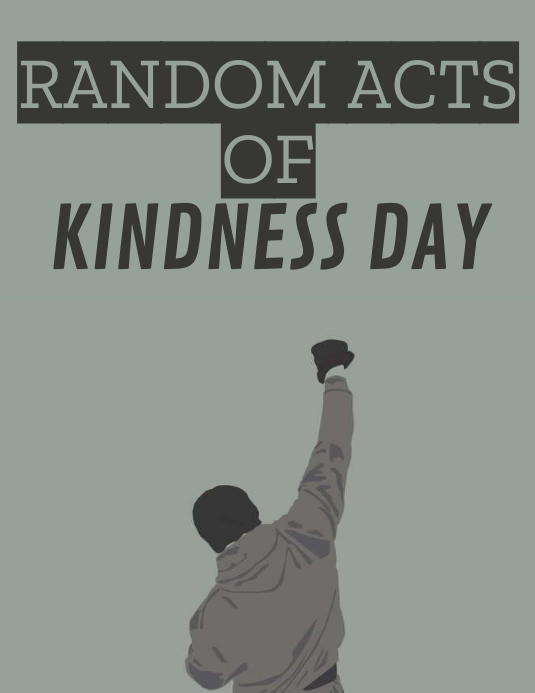 Random Acts of Kindness Day Template | PosterMyWall