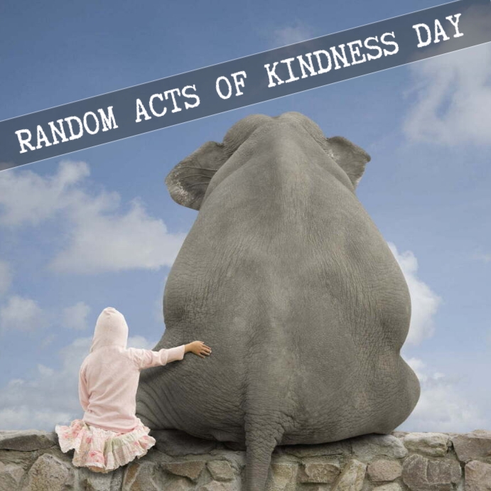 Modèle La Journée Des Actes de Gentillesse Au Hasard | PosterMyWall