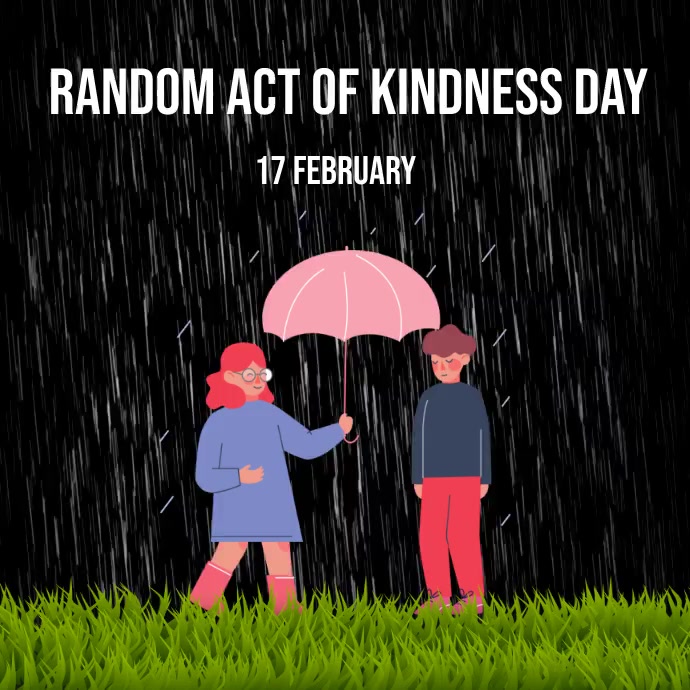 random acts of kindness day instagram post Template | PosterMyWall