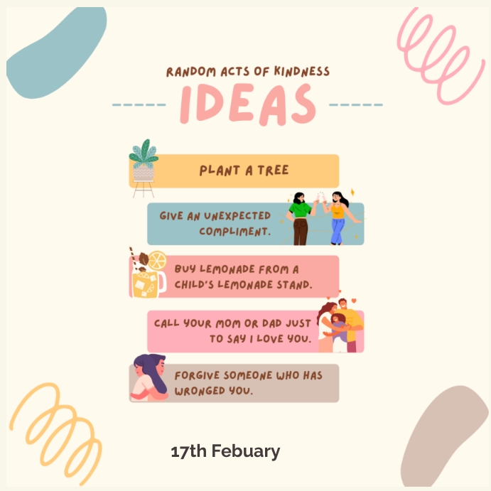 random acts of kindness Template | PosterMyWall