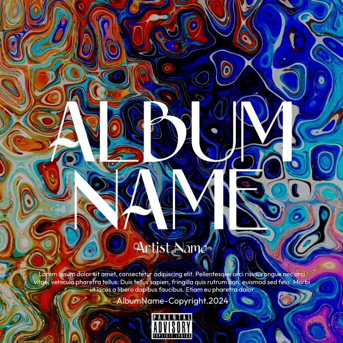 Rap Album Abstrct Template | PosterMyWall