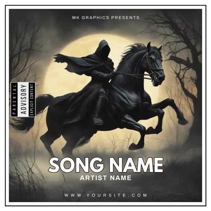 Modèle Rap Album cover | PosterMyWall