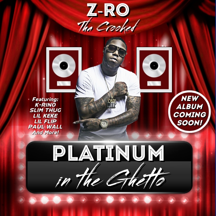 Copy of RAP ALBUM COVER PLATINUM PLAQUE TEMPLATE | PosterMyWall