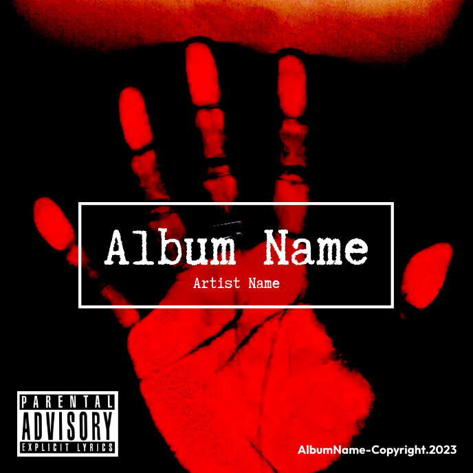 Plantilla de Rap Album Hand | PosterMyWall