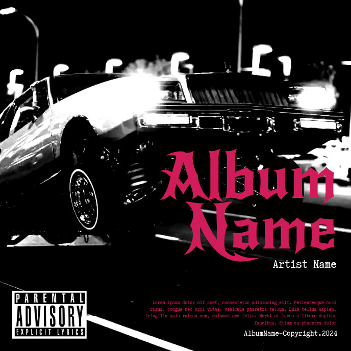 Rap Album MC Template | PosterMyWall