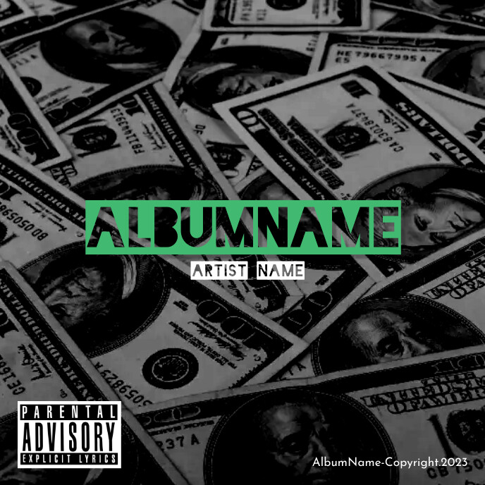 Copy of Rap Album Moneys | PosterMyWall