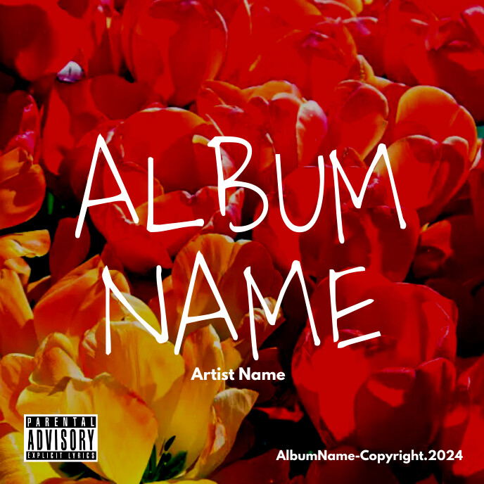 Plantilla de Rap Album Scary Flower | PosterMyWall