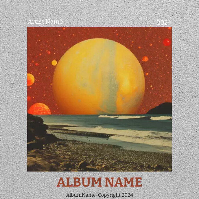 Rap Album Simple Retro Template | PosterMyWall