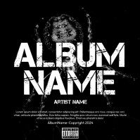 Rap Album Skull Template | PosterMyWall