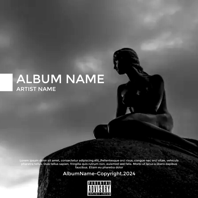 Rap Album Statue Template | PosterMyWall
