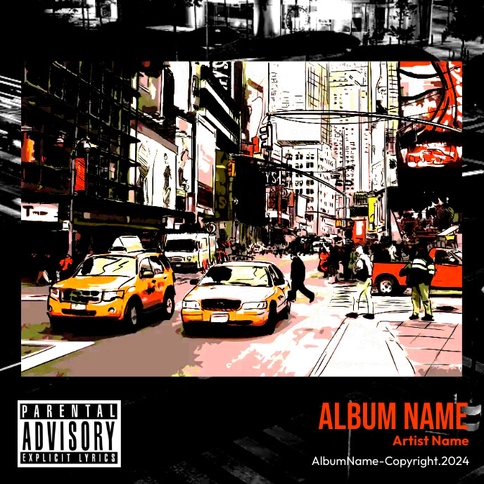 Plantilla de Rap Album Street | PosterMyWall