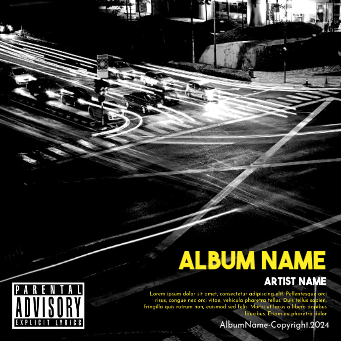 Rap Album Street Nite Template | PosterMyWall