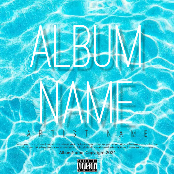 Copy of Rap Album Under Ocean | PosterMyWall