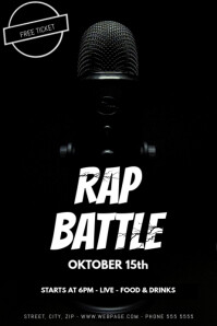 Rap battle flyer template | PosterMyWall