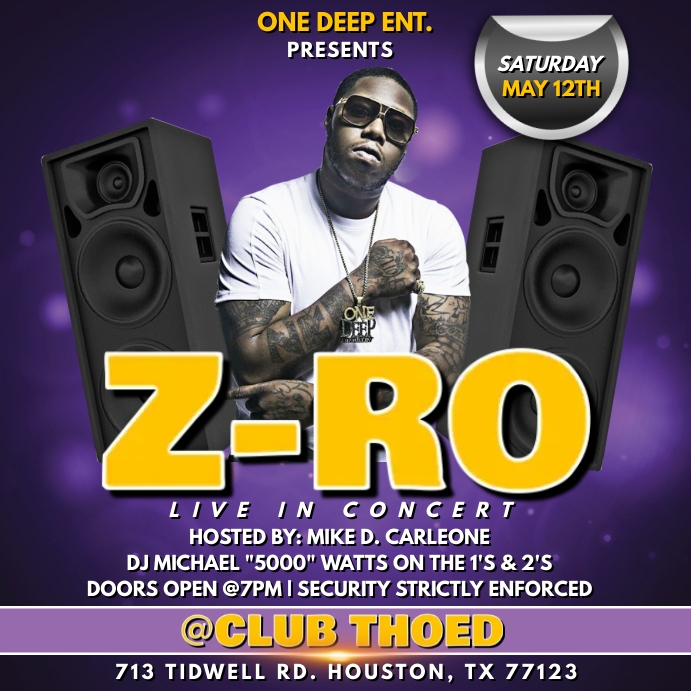 Copy of RAP CLUB CONCERT FLYER TEMPLATE | PosterMyWall