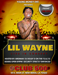 RAP CONCERT CLUB FLYER TEMPLATE | PosterMyWall