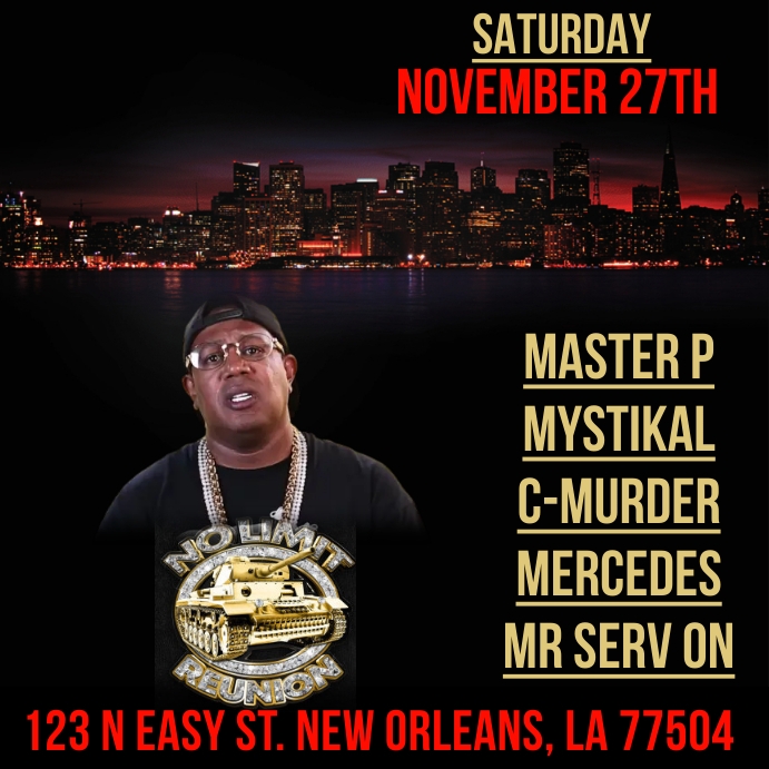 Copy of RAP CONCERT FLYER TEMPLATE | PosterMyWall