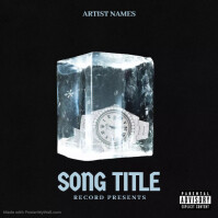 Rap Trap Hip-Hop R&B Cover Art Artwork - Explosion. Template | PosterMyWall