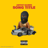 Rap Trap Hip-Hop R&B Cover Art Artwork - Explosion. Template | PosterMyWall