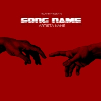 explosion album cover art design template | PosterMyWall