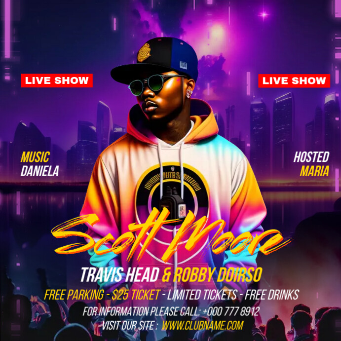 Copy of Rap Night | PosterMyWall