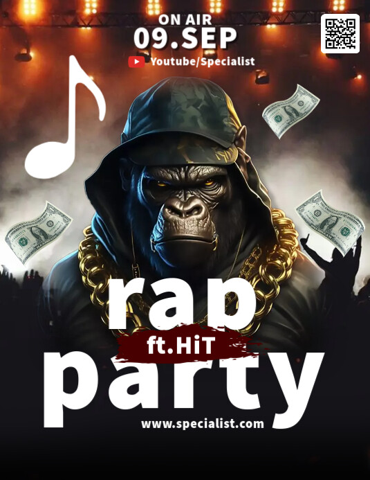 Rap Night Event Template | PosterMyWall