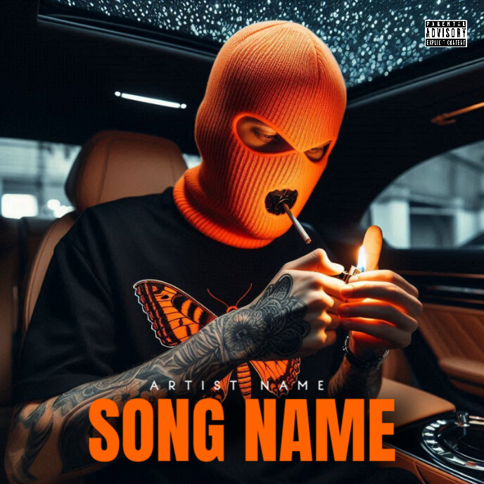 Copy of Rap trap album cover | PosterMyWall