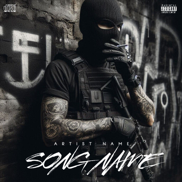 Rap trap album cover Template | PosterMyWall