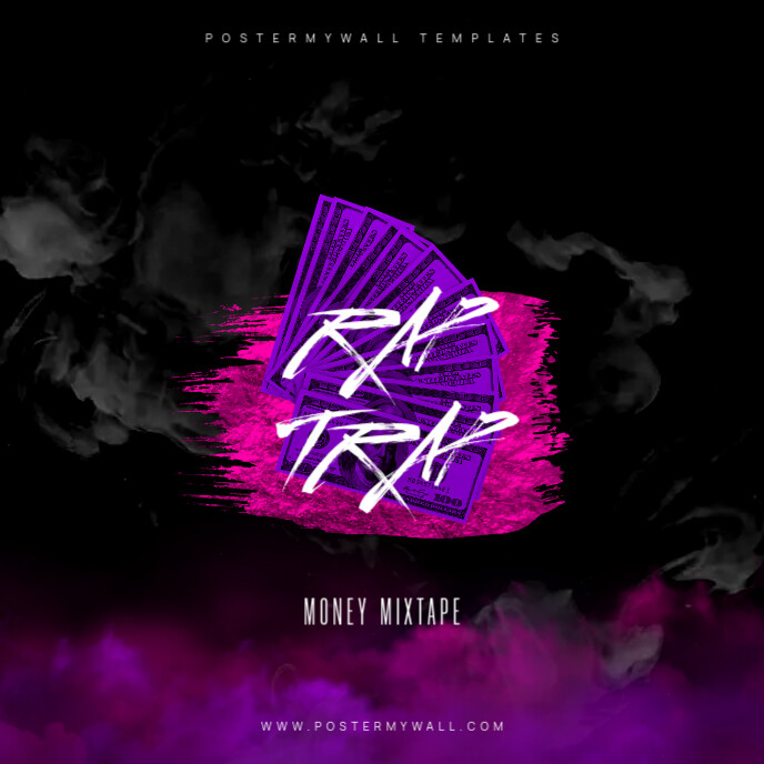 Modèle Rap Trap Dark Money Album Cover Art | PosterMyWall