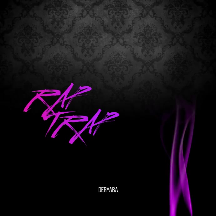 Rap Trap Smoke Dark Abstract Video CD Cover Template | PosterMyWall