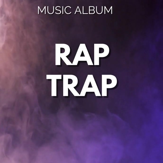 Rap Trap Smoke Video Mixtape Cover Template | PosterMyWall