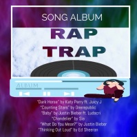 Rap Trap Smoke Video Mixtape Cover Template | PosterMyWall