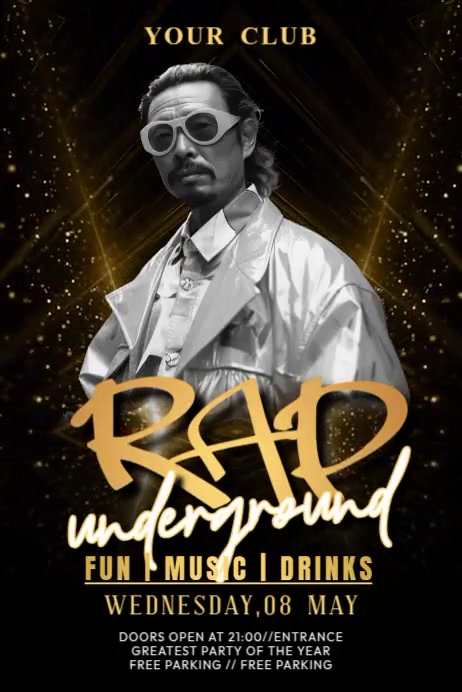 Rap Underground Template | PosterMyWall