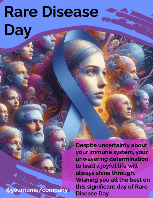 Rare Disease Day Flyer Template | PosterMyWall