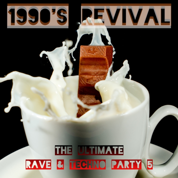 Rave & Techno Party 5 Template | PosterMyWall