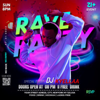 Rave Party Template | PosterMyWall