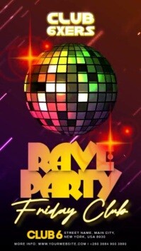 Rave Party Template | PosterMyWall