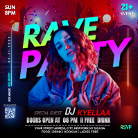 Rave Party Template | PosterMyWall