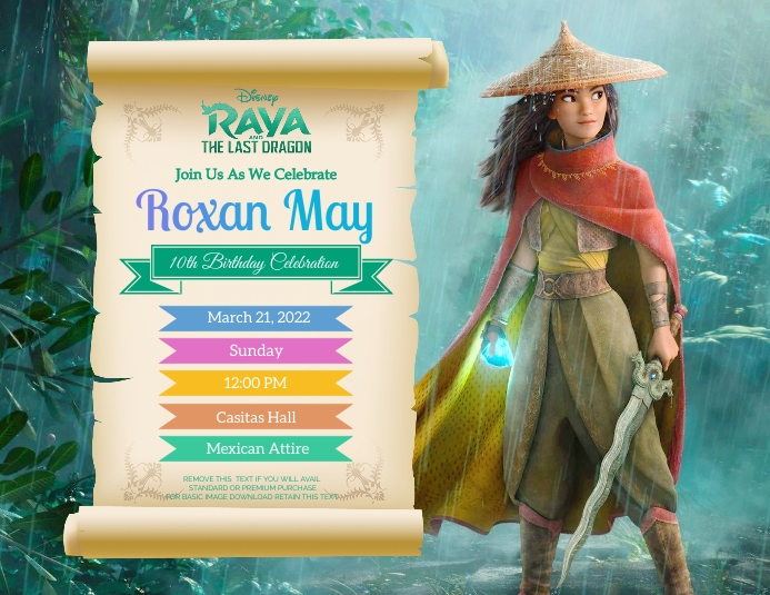 Raya Template | PosterMyWall