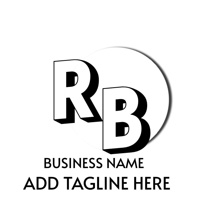 RB Business Logo Design 2024 Template | PosterMyWall