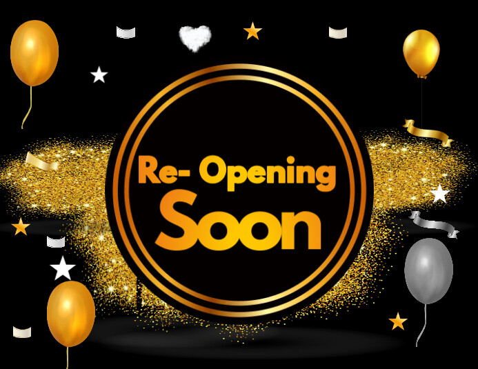 Copy of re-opening flyer template | PosterMyWall