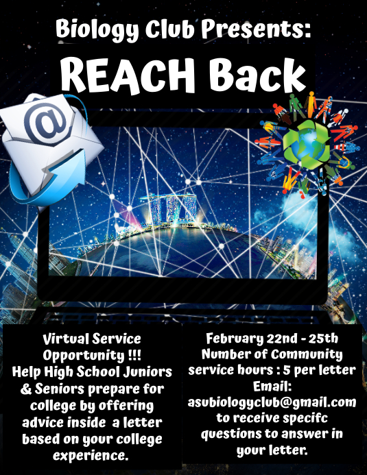 REACH back Template | PosterMyWall