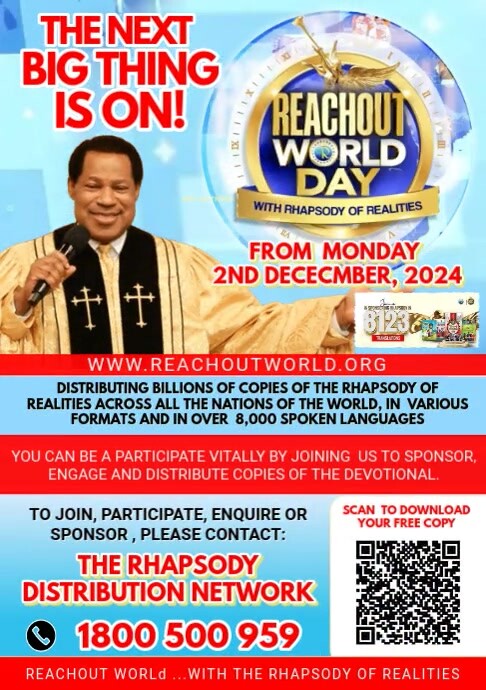 Copy of Reach out world day | PosterMyWall