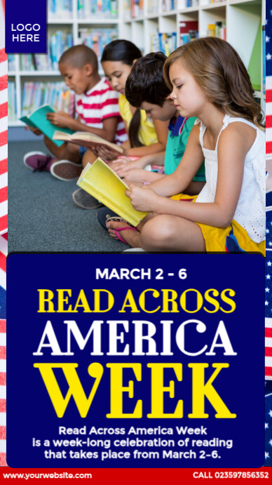 Plantilla de Read Across America Week Design | PosterMyWall