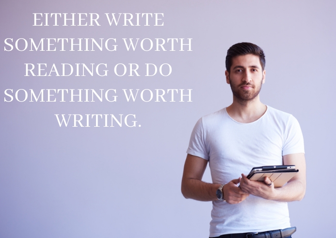 Plantilla de READING AND WRITING QUOTE TEMPLATE | PosterMyWall